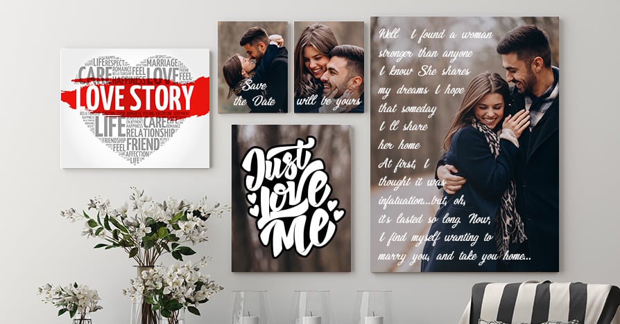7 Ideas to Personalize Canvas Prints with Words Online